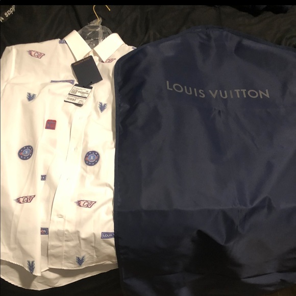Louis Vuitton | Tops | New Lv Button Down Short Sleeve Shirt | Poshmark